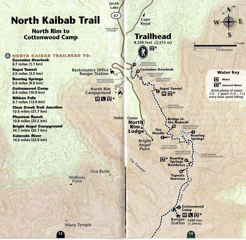 RIM TO RIM WALKING THE GRAND CANYON